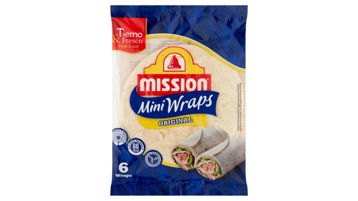 Mission Mini Wraps Original tortilla búzalisztből 150 g | Wolt Market ...