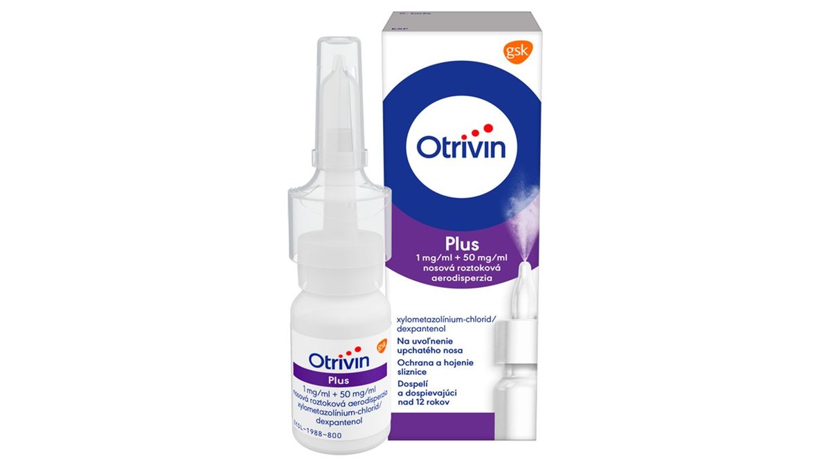 Otrivin Plus 1 mg/ml + 50 mg/ml nosová roztoková aerodisperzia 10 ml ...
