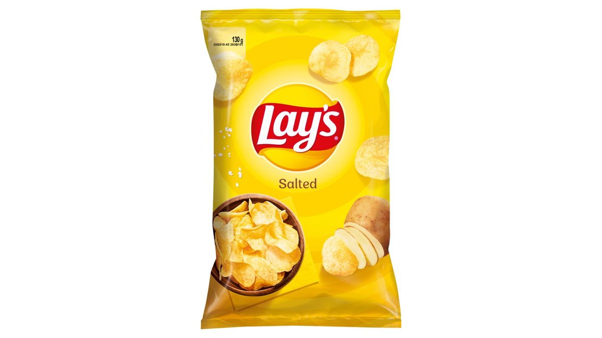 Lay's sózott burgonyachips, 130 g | Wolt Market Pécs | Wolt