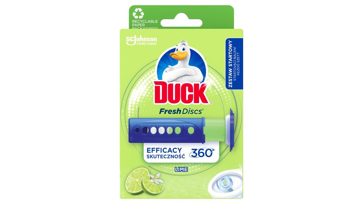 Duck Fresh Discs Lime WC-öblítő korong, 36 ml | Wolt Market Pécs | Wolt