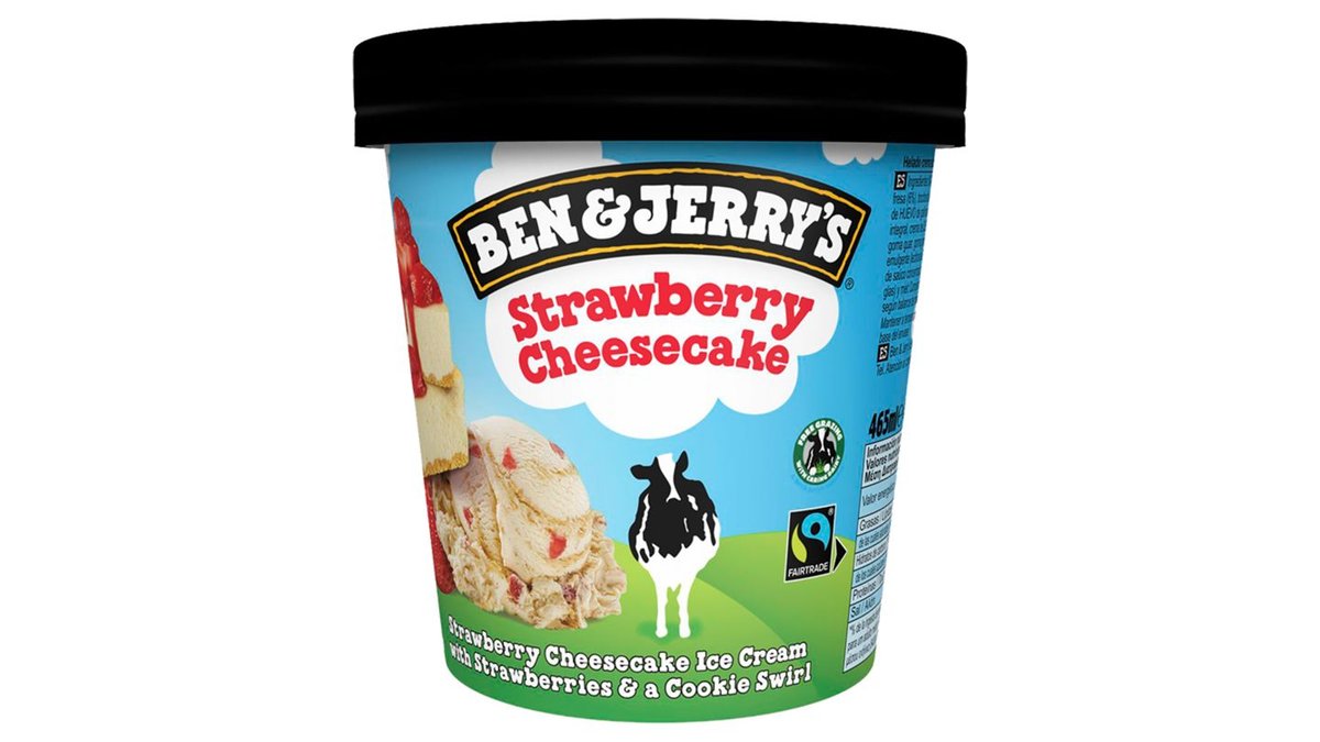 Ben & Jerry's poharas jégkrém Strawberry Cheesecake 465 ml | Wolt ...