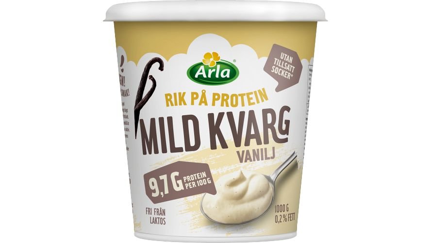 Kvarg Vanilj 0,2% LF 1,0kg - Arla | ICA Supermarket Hjällbo | Wolt