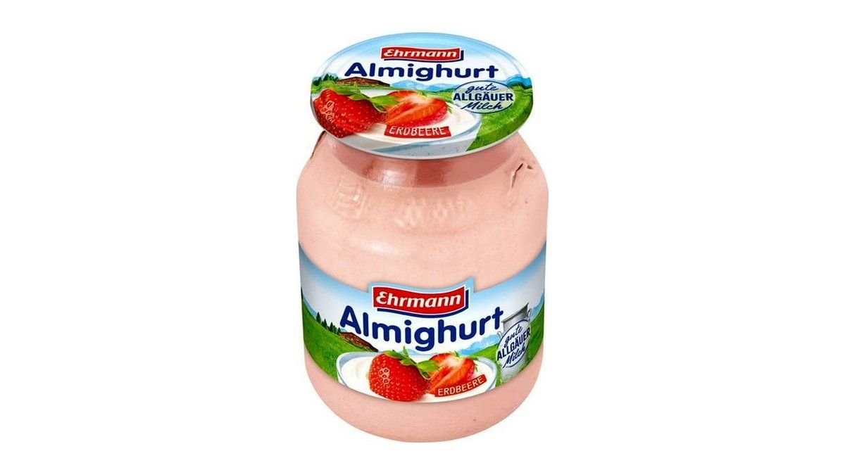 Ehrmann Almighurt Joghurt Erdbeere, 500 g | EDEKA Weiß | Wolt