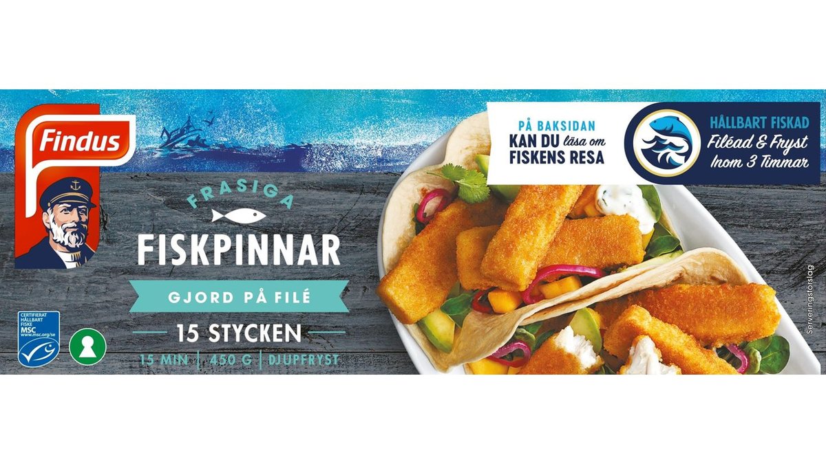 ️ Fiskpinnar Frasiga 450g - Findus | ICA Nära Enebytorg | Wolt