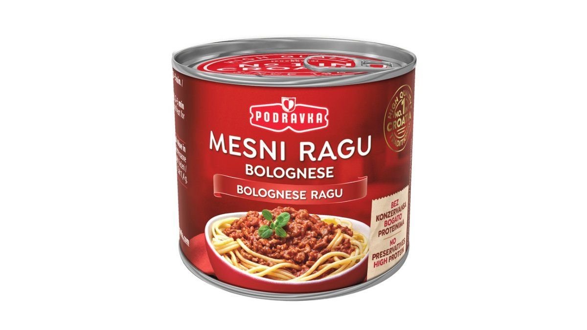 Podravka mesni ragu bolognese 200 g | Tommy - 200 Matice Hrvatske | Wolt