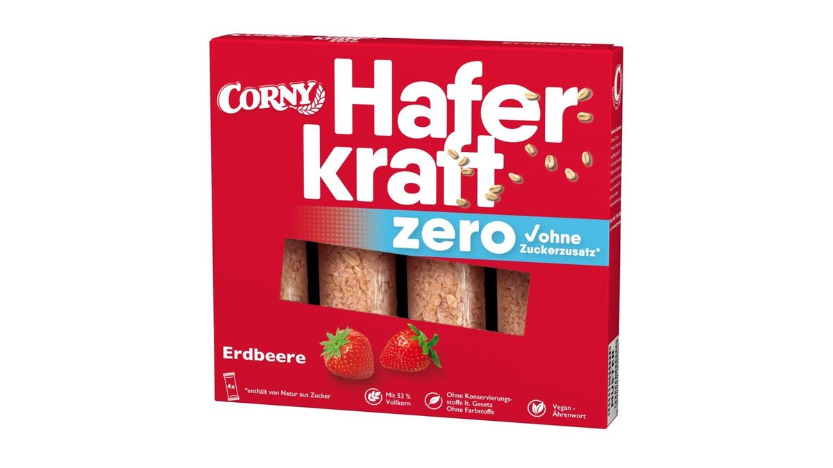 Corny Haferkraft Erdbeere Zero Zucker | EDEKA Baumschulenstraße | Wolt