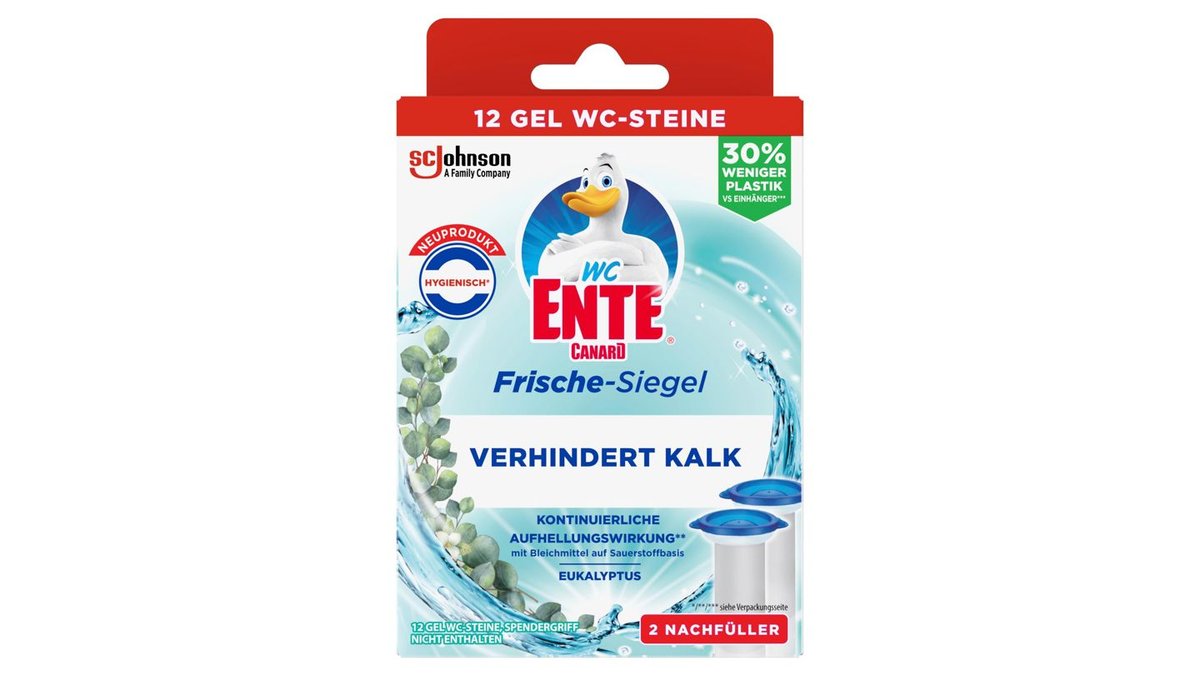 WC-Ente Frische-Siegel Nachfüller mit Bleichkraft Eukalyptus | EDEKA ...