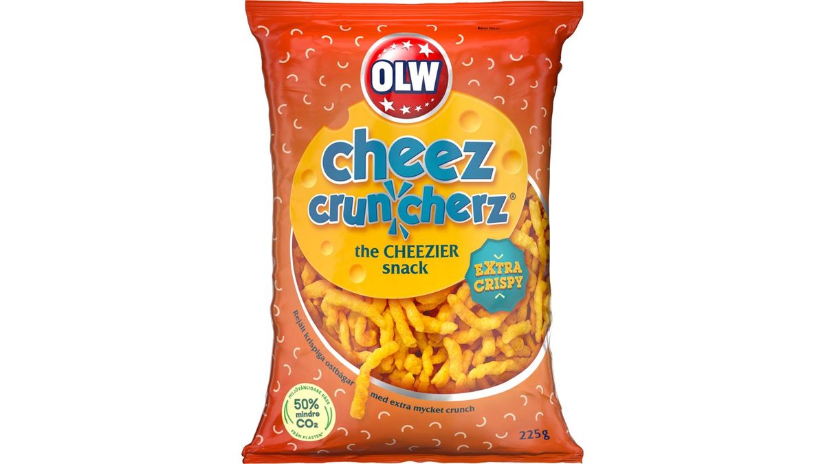 Cheez Cruncherz 225g - OLW | ICA Supermarket Västerhaninge | Wolt
