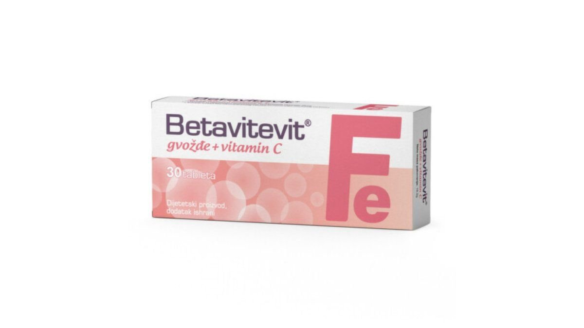 Betavitevit Fe+vitamin C 30 tableta | Apoteka BENU BW Galerija | Wolt
