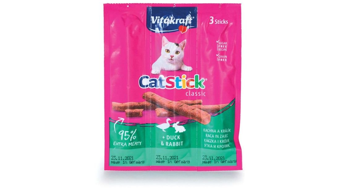 Priboljšek za mačke Zajec in raca, Vitakraft (18 g) | SPAR Pečnik | Wolt
