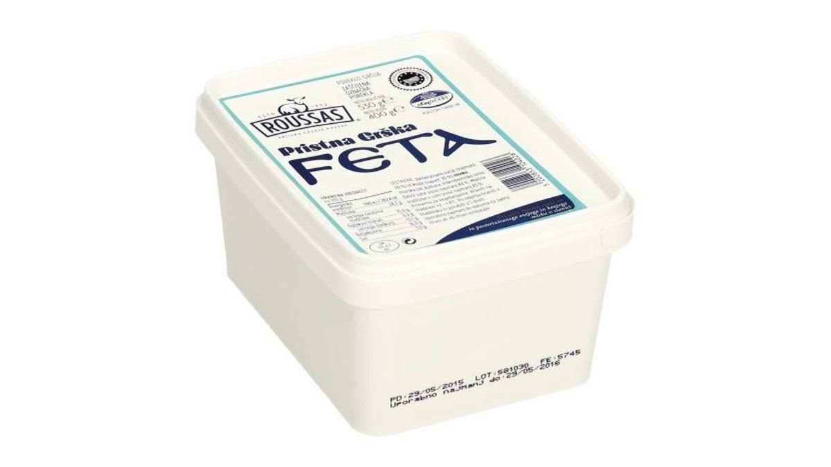 Sir Feta v slanici, Roussas (400 g) | SPAR Drska | Wolt