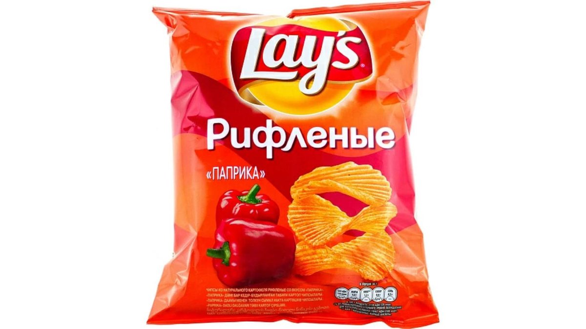 Чипсы LAYS Рифленые Паприка 225г | Мир Вкуса Кенесары | Wolt