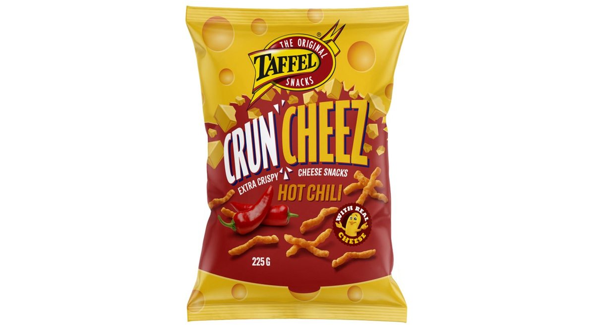 Taffel CrunCheez hot chili maustettu juustosnacks 225g | Wolt Market Joensuu | Wolt