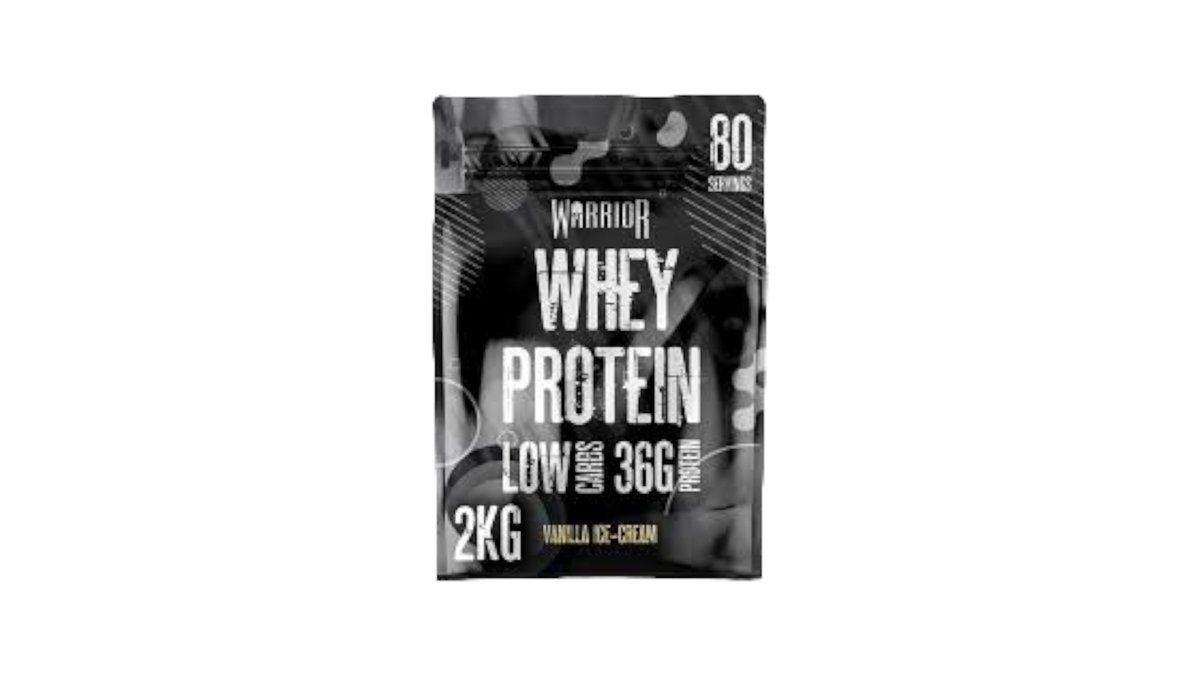Warrior Whey Protein Vanilla Ice Cream 2Kg 80Servings | World of Supplements | Wolt