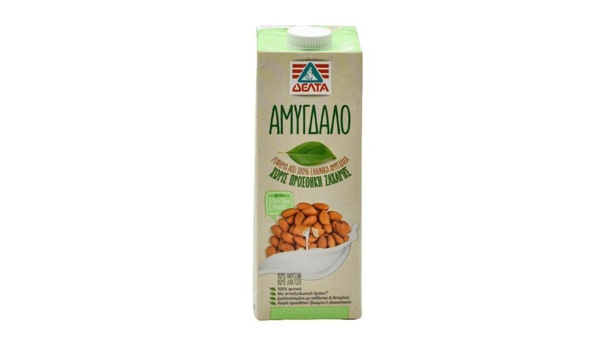 DELTA Almond Drink Gluten Free Sugar Free 1lt 701178 | Sklavenitis ...