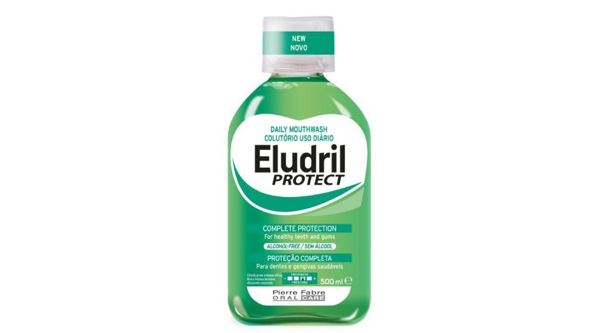 Eludril Protect Mouthwash, 500ml | Maria Liasi Pharmacy | Wolt