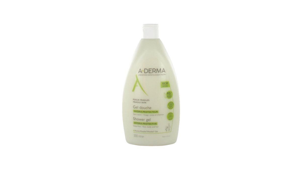 A-Derma Hydra Protective Shower Gel For Fragile Skin, 500ml | Eva ...