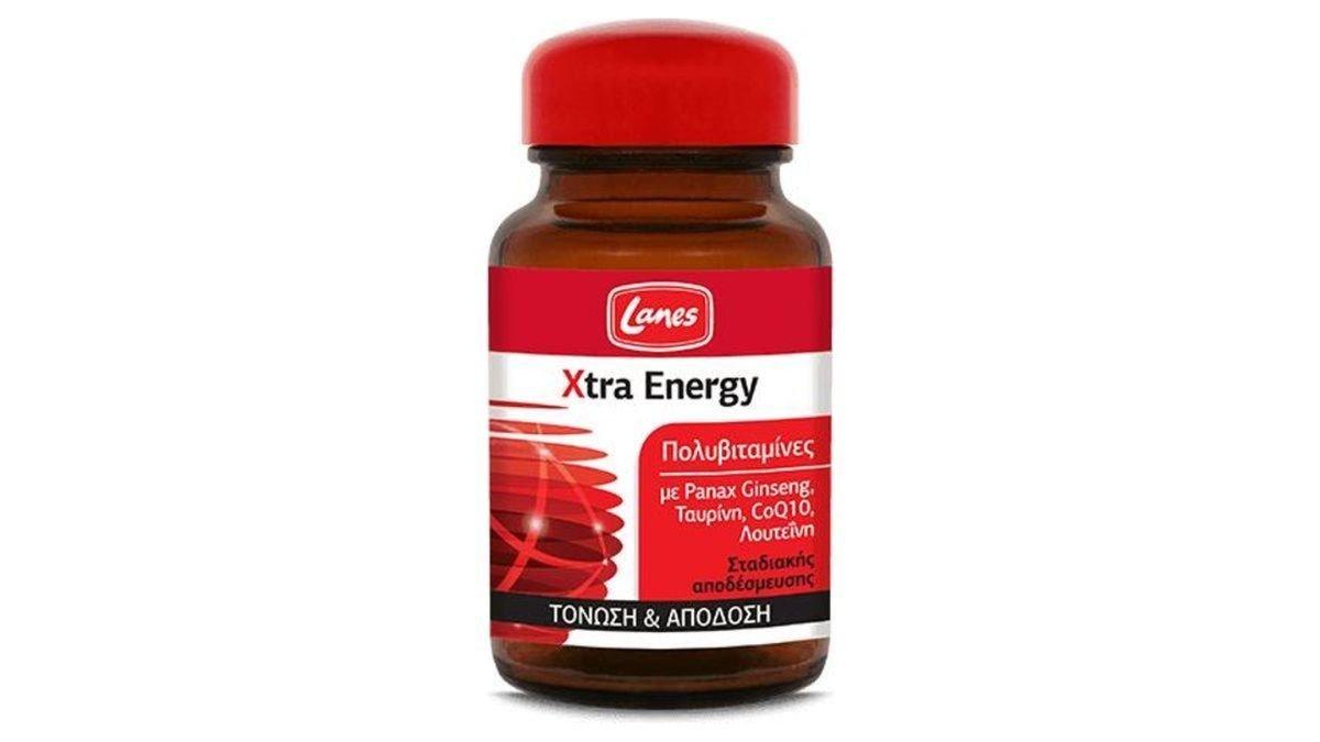 Lanes Xtra Energy, 30Tabs | Christiana Kari Pharmacy | Wolt