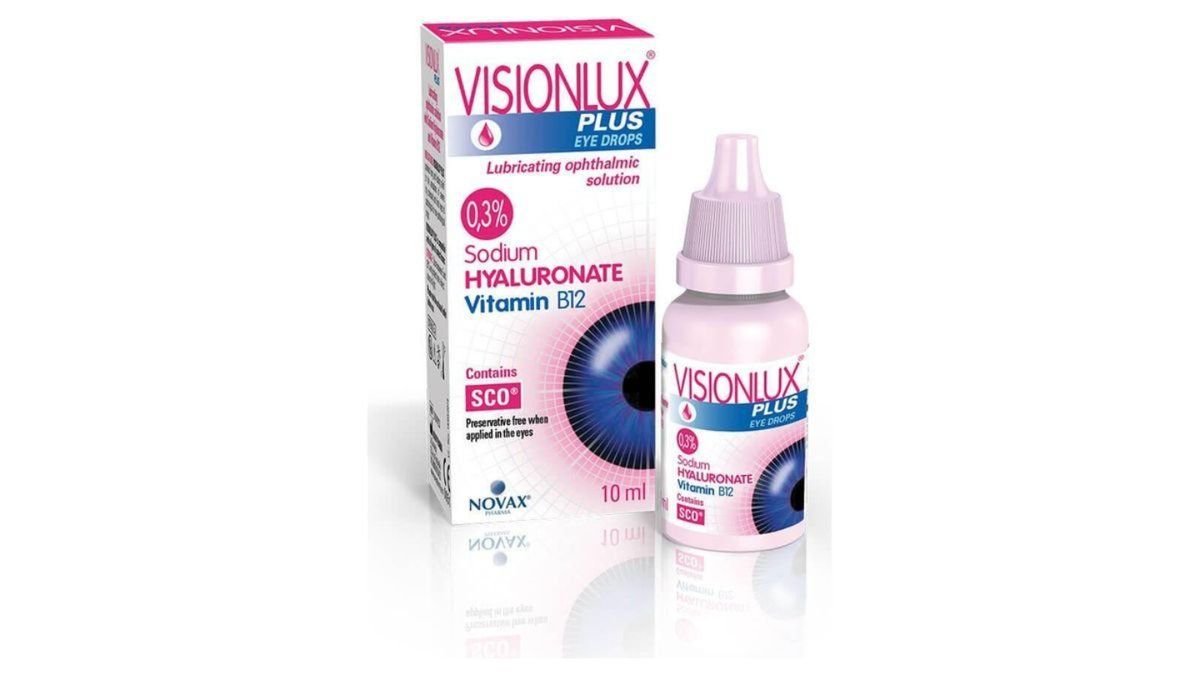 Visionlux Plus Lubrucating Eye Drops, 10ml | Maria Liasi Pharmacy | Wolt