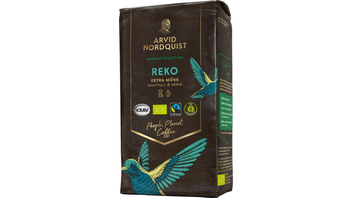 Bryggkaffe Reko Mörkrost 450g - Arvid Nordquist Selection | ICA Kvantum Signalen | Wolt