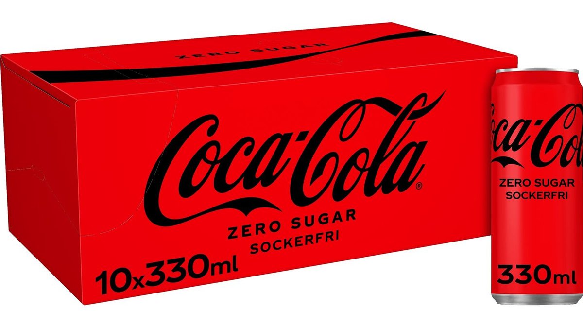 Coca-Cola Zero Sugar 10-pack 33cl - Coca-Cola | ICA Supermarket ...