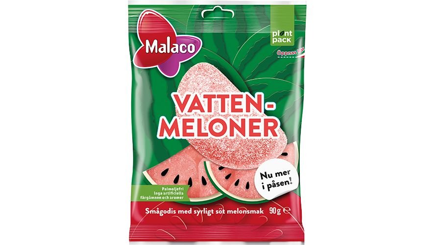 Vattenmelon 90g - Malaco | ICA Supermarket Salem | Wolt