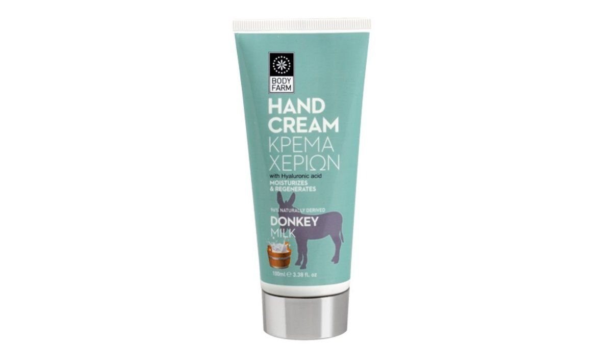 Bodyfarm Donkey Milk Hand Cream, 100ml | Rafaela Andreou Pharmacy | Wolt