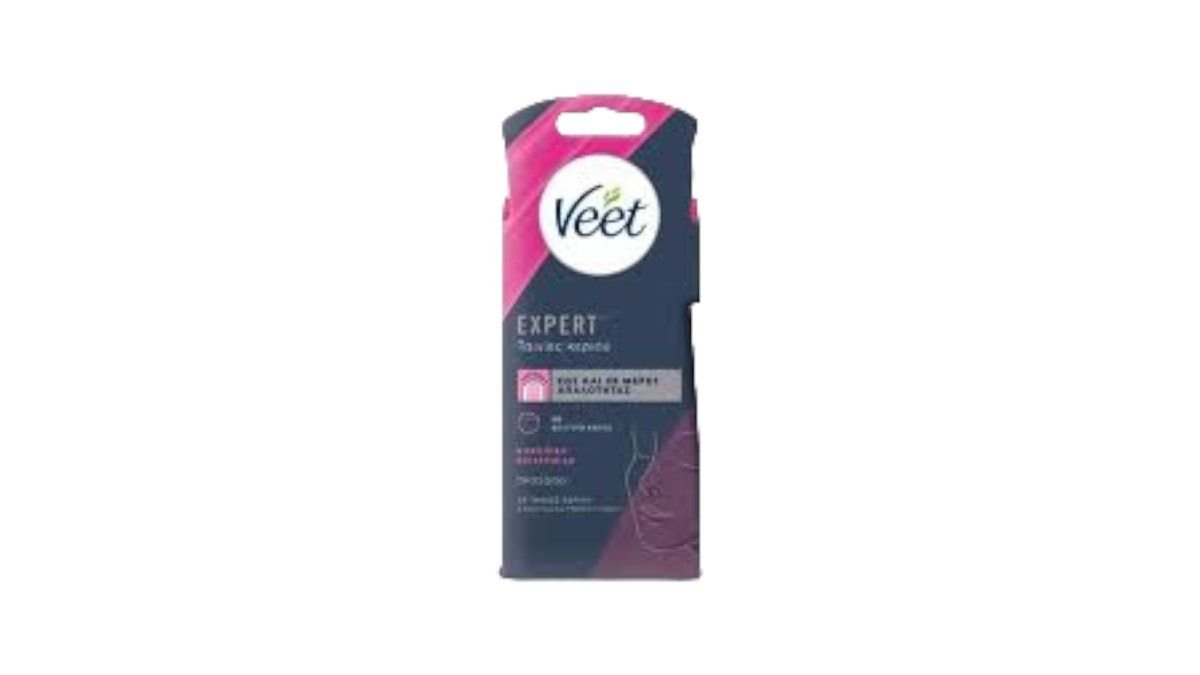 Veet Face Expert Hair Removal Cold Wax Strips Normal Skin, 32Pcs ...