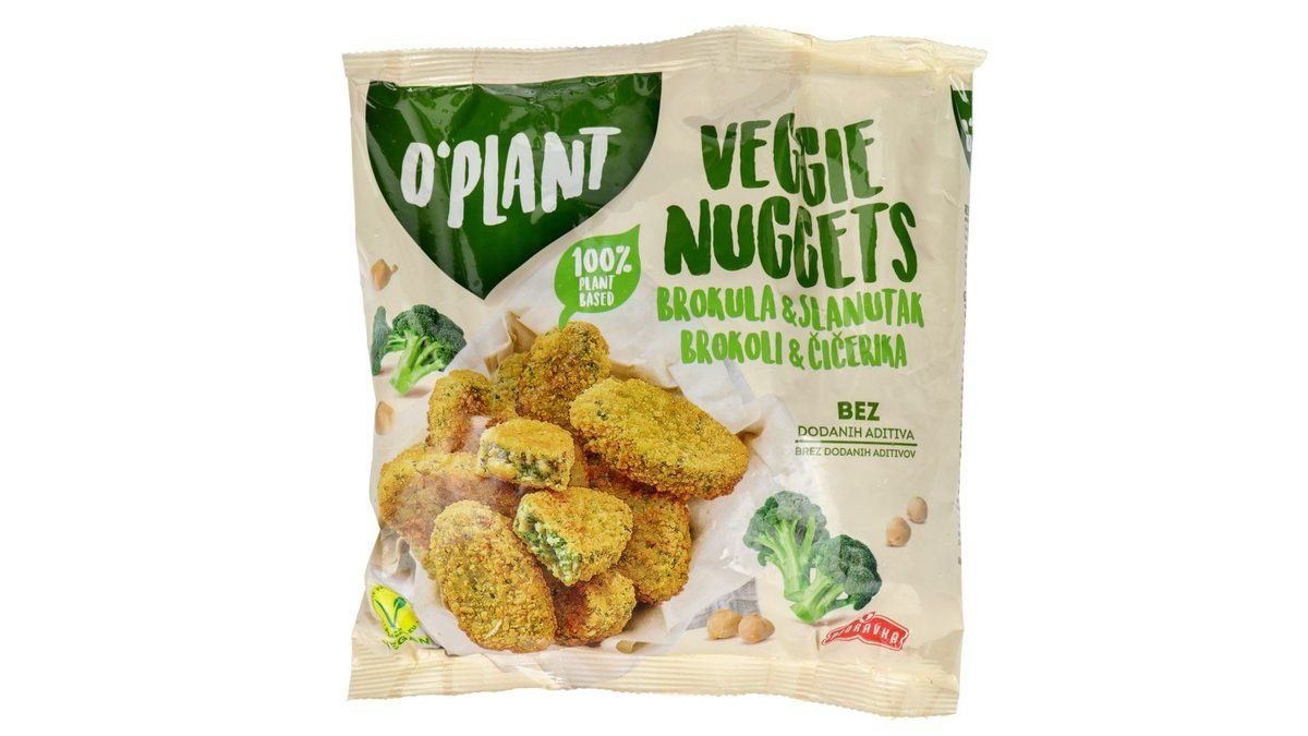 Zelenjavni polpeti brokoli in čičerika veggie nuggets O´plant, Podravka ...