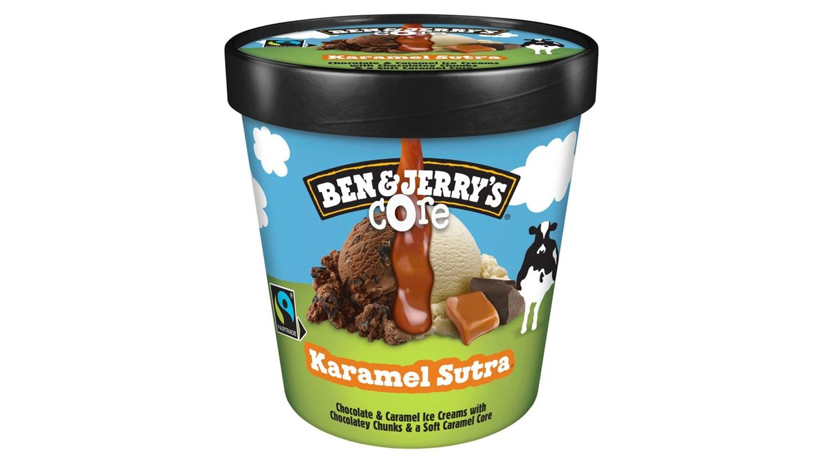 ️ Ben & Jerry's Karamel Sutra Core Eiscreme, 465 ml | Wolt Market ...