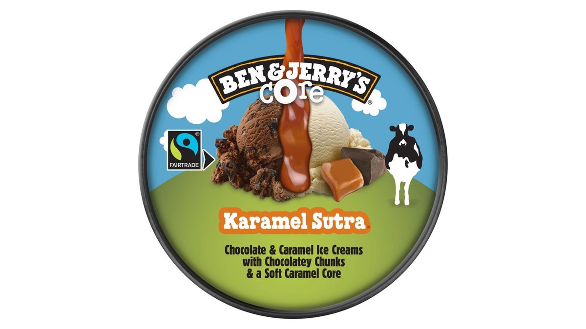 ️ Ben & Jerry's Karamel Sutra Core Eiscreme, 465 ml | Wolt Market ...