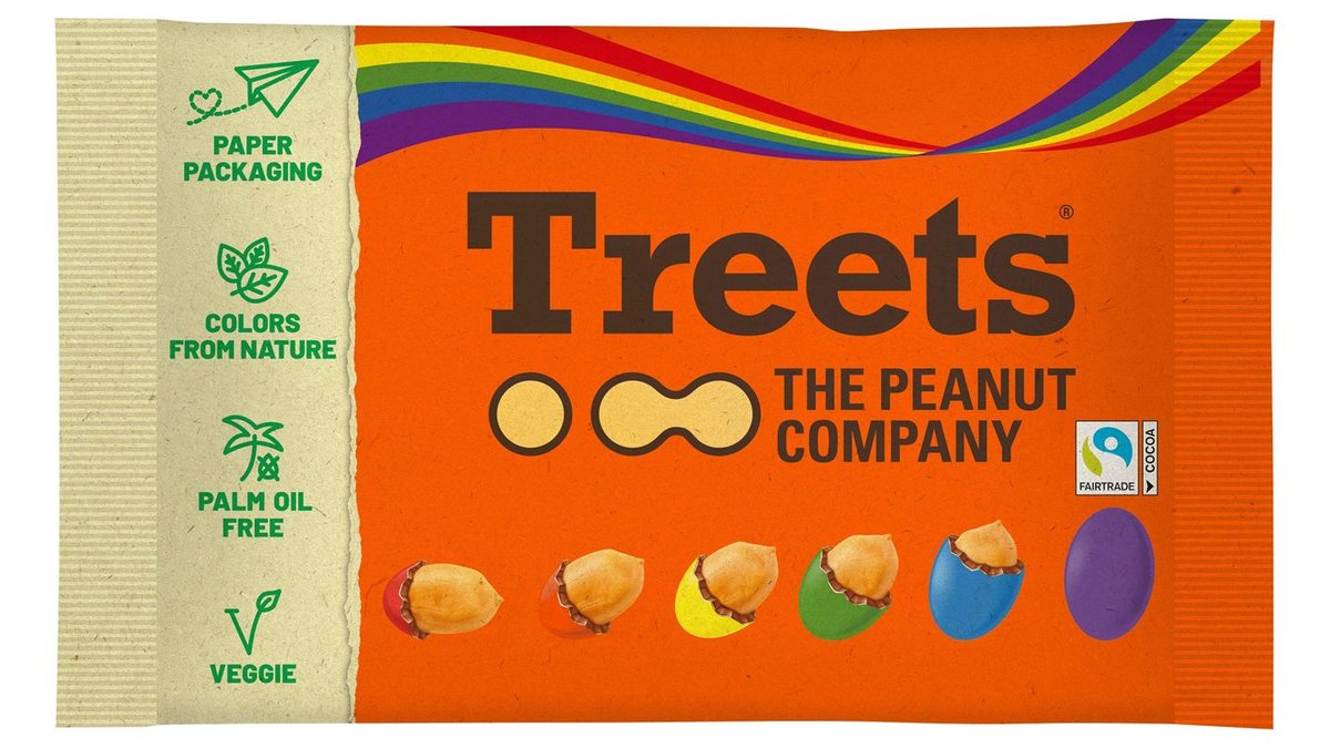 Treets Rainbow Erdnüsse im Schokomantel, 185 g | Wolt Market Gesundbrunnen | Wolt