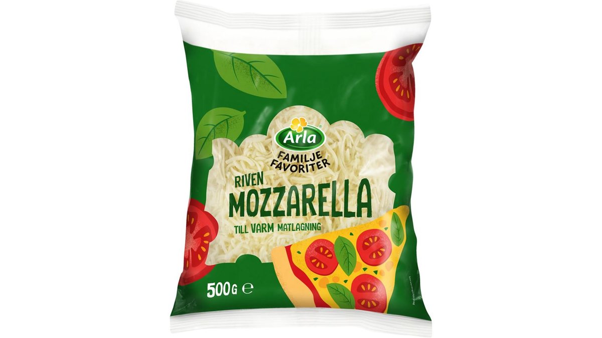 Riven Ost Mozzarella1% 500g - Arla | ICA Supermarket Fanfaren | Wolt