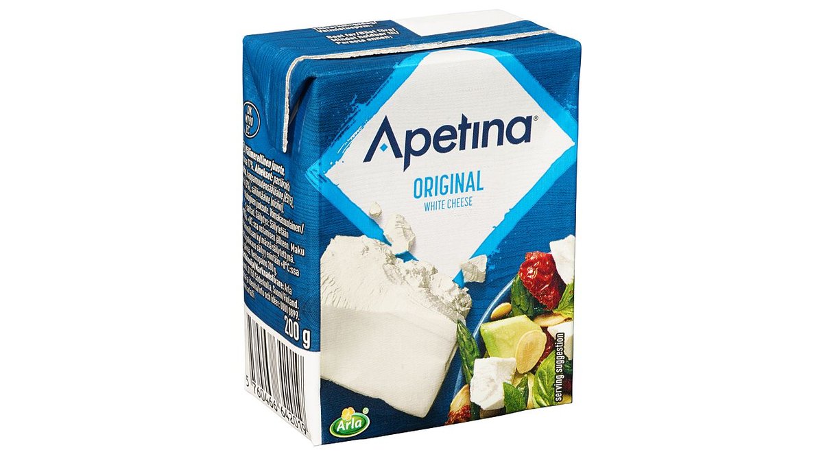 Apetina Original White Cheese 200G Arla | MENY Bjørvika | Wolt