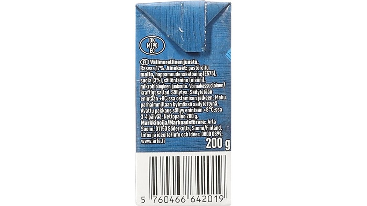 Apetina Original White Cheese 200G Arla | MENY Bjørvika | Wolt