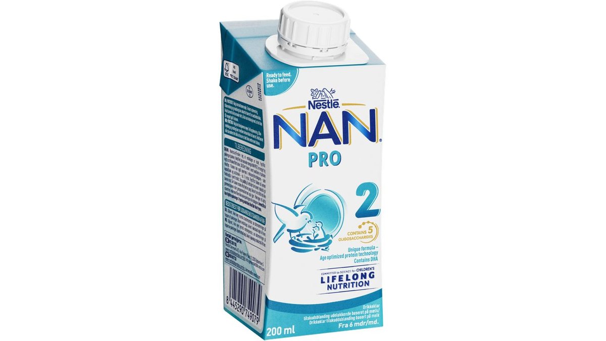 Nan Pro 2 Drikkeklar Fra 6 m 200ml | MENY Slependen | Wolt