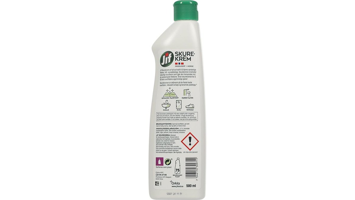Jif Skurekrem Original 500ml | MENY Bjølsen | Wolt