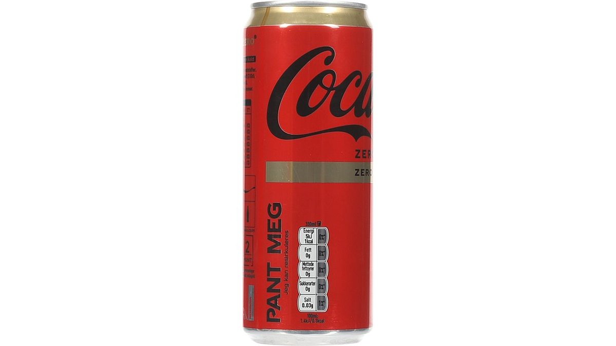 Coca-Cola Zero Sugar/Caffeine 0,33L Bx | MENY Bjølsen | Wolt