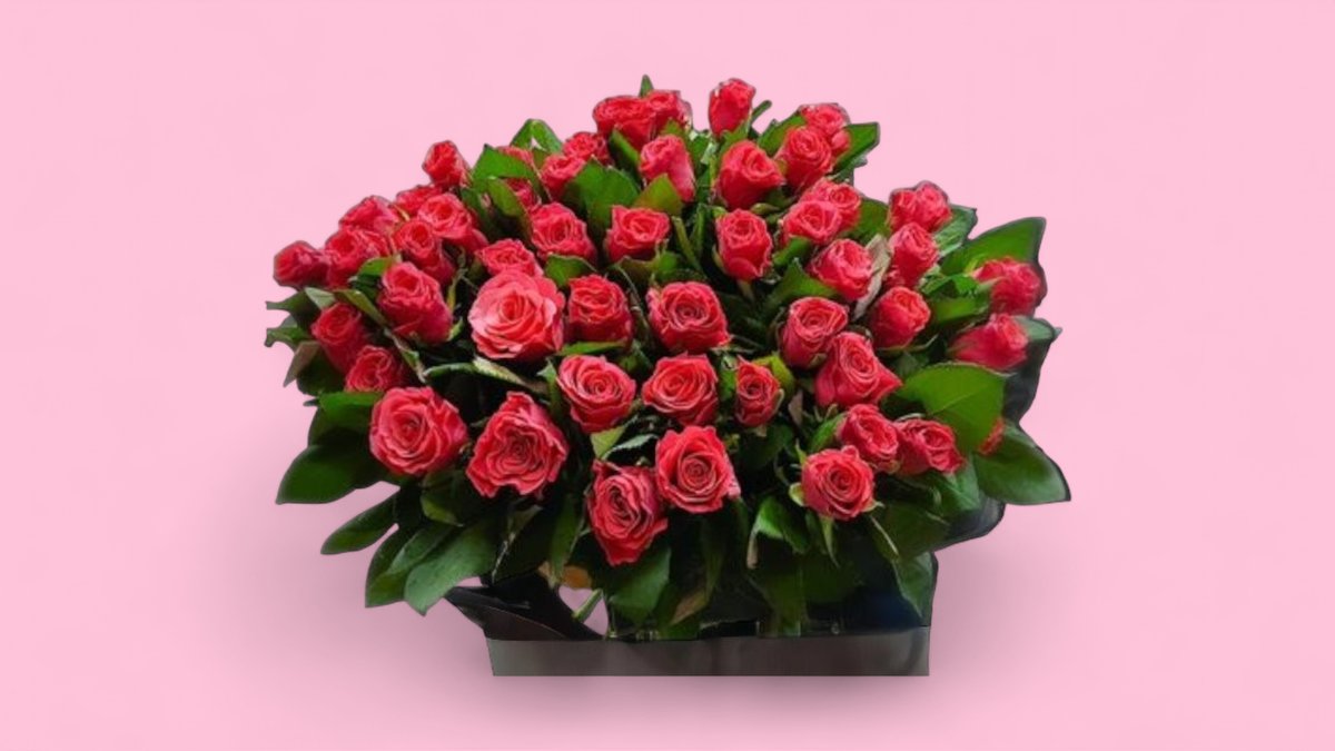 Roosad roosid 51tk (40-50 cm) | LilledTallinn | Wolt