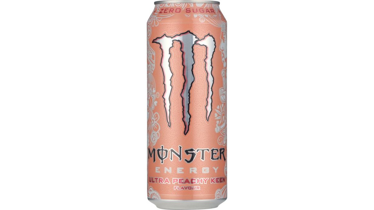 Energidrik Ultra Peachy Keen, Monster | Wolt Market Kbh Laplandsgade | Wolt