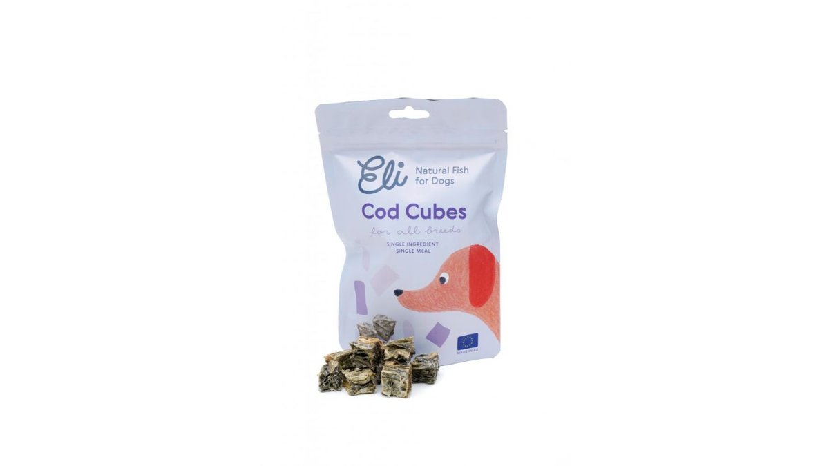 Cod Skin Cubes 80g | Organic Dog Chef Larnaca | Wolt