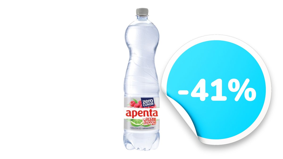 Apenta Vitamixx Zero málna-lime ízű szénsavmentes, energiamentes ...