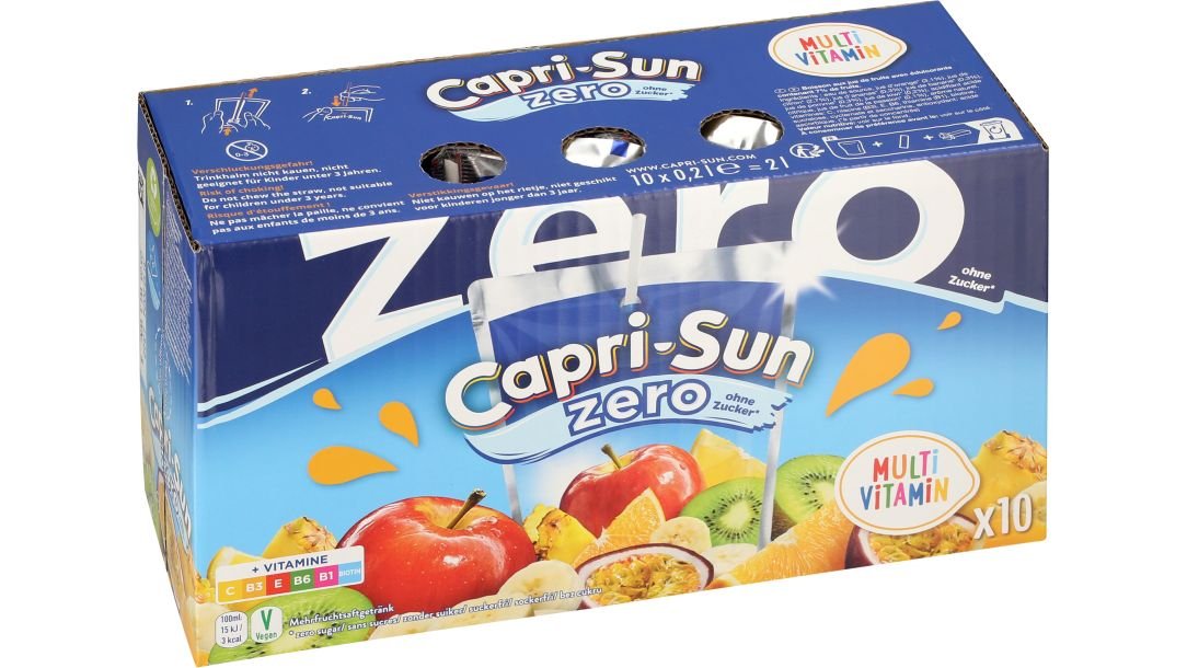 Frugtdrik Multivitamin Zero, Capri-Sun | Wolt Market Kbh Laplandsgade | Wolt