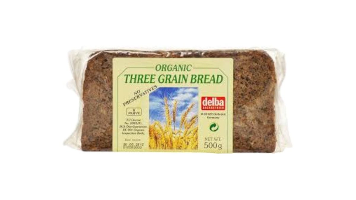 Delba Organic Three Grain Bread Ls 500g | Holland & Barrett Paphos | Wolt