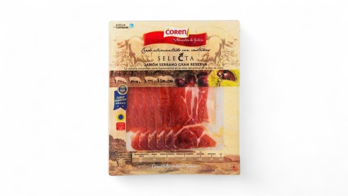 Jamon Serrano Gran Reserva Selecta Slice Coren 100g | Berezka Cuisine ...