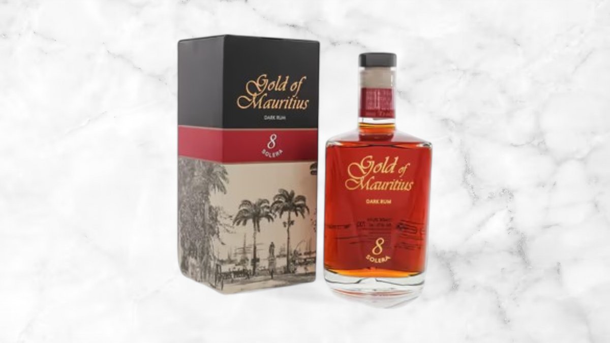 8YO Gold of Mauritius Dark Rum Solera 700ml, 40% Vol | Hawana Gift ...
