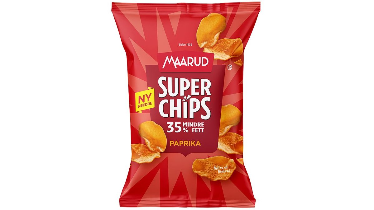 Superchips Paprika 130G Maarud | MENY Skøyen | Wolt