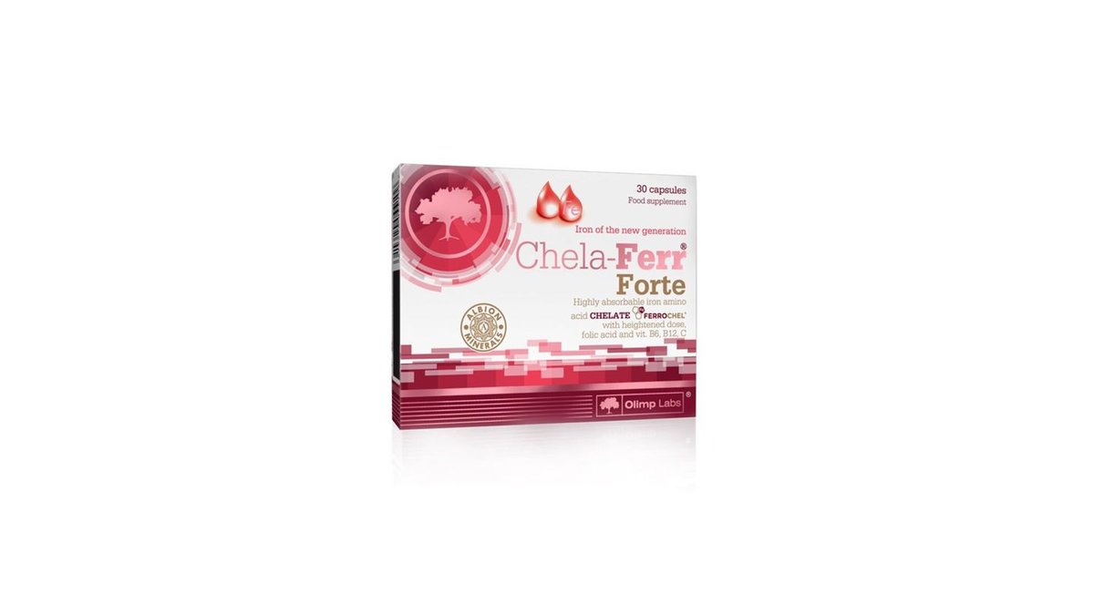Chela - Ferr Forte - 30 capsules | VTC Pharmacy | Wolt