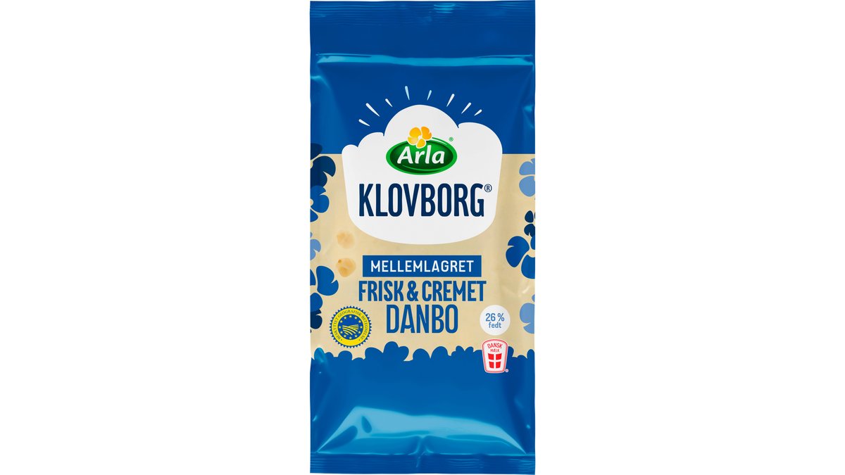 Danbo ost i stykke 45+ mellemlagret, Arla Klovborg | Wolt Market Aarhus ...