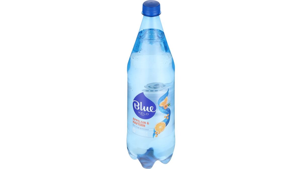 Danskvand m. appelsin & havtorn 1 l, Blue Keld | Wolt Market Kbh ...